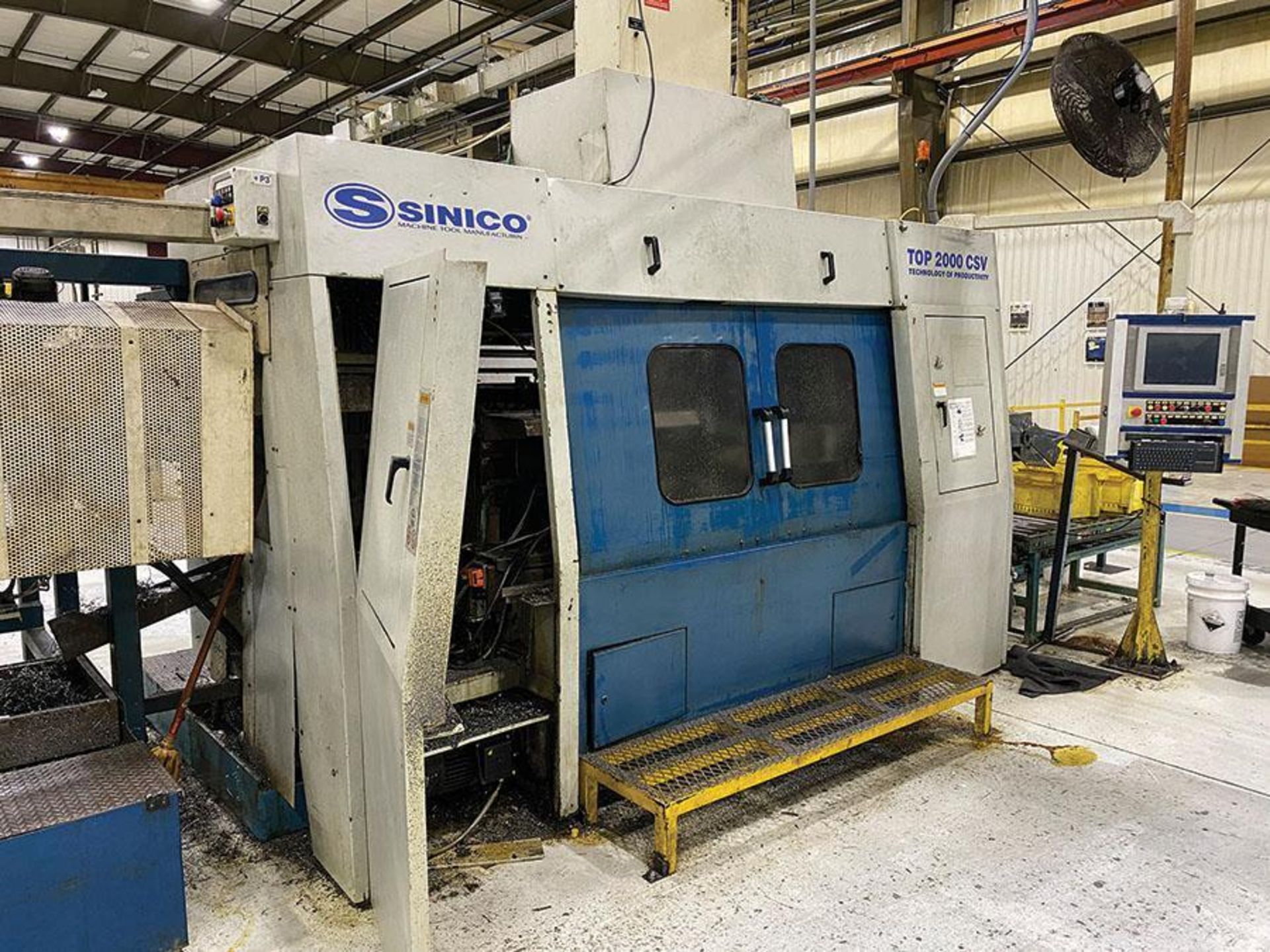 AM21002-Sinico Sin-O-Matic TOP2000 Twin Spindle CNC Cutting Machine